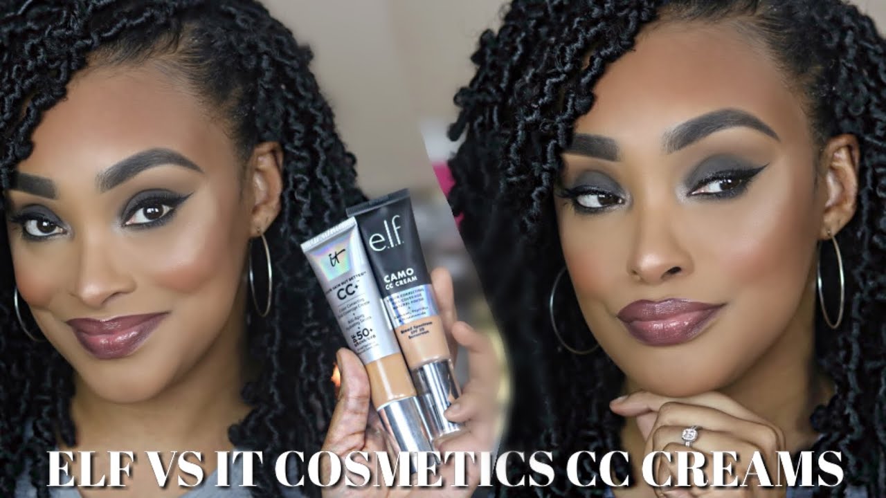 ELF CAMO CC CREAM VERZUZ IT COSMETICS CC+ CREAM | $14 VS $40 WHICH IS ...