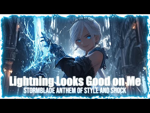 Lightning Looks Good on Me – Stormblade Anthem of Style and Shock