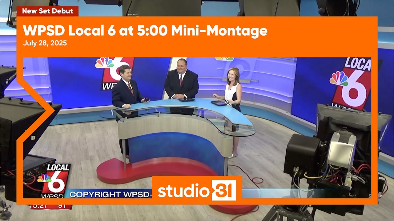 WPSD Local 6 at 5:00 Mini-Montage, 7/28/2025 (New Set Debut) - YouTube