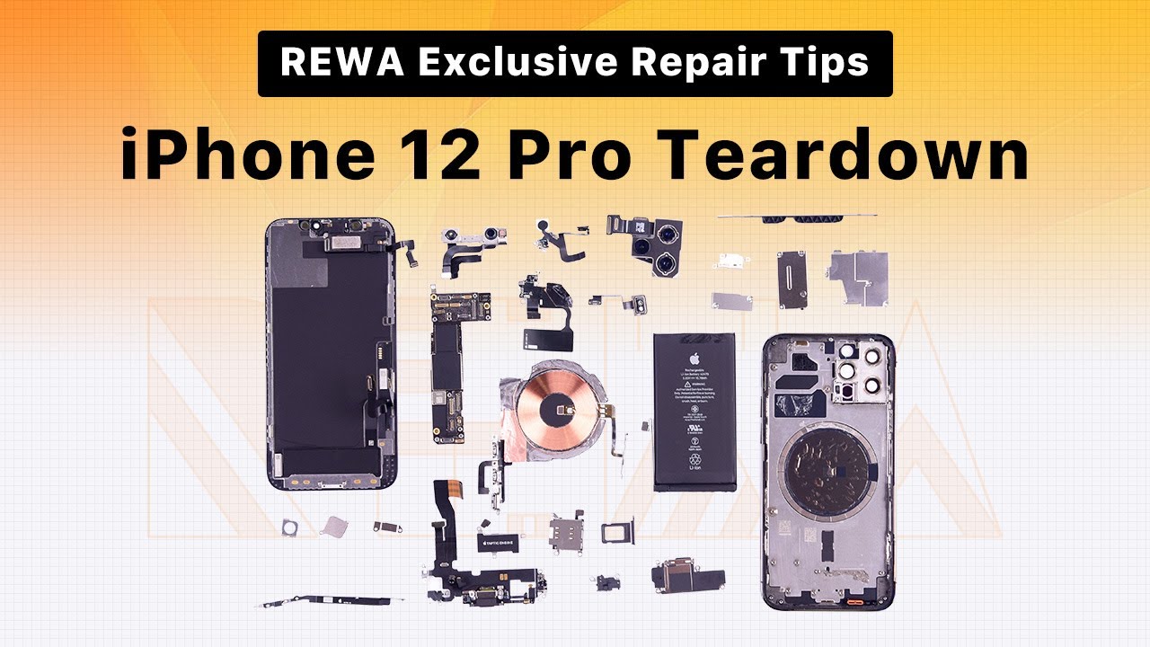 iPhone 12 Pro Detailed Teardown Tips For Repair Shop Technicians - YouTube