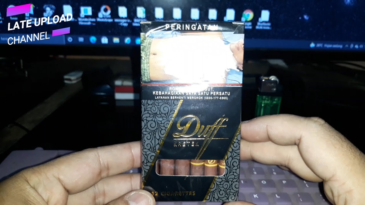 REVIEW : ROKOK DUFF KRETEK - YouTube