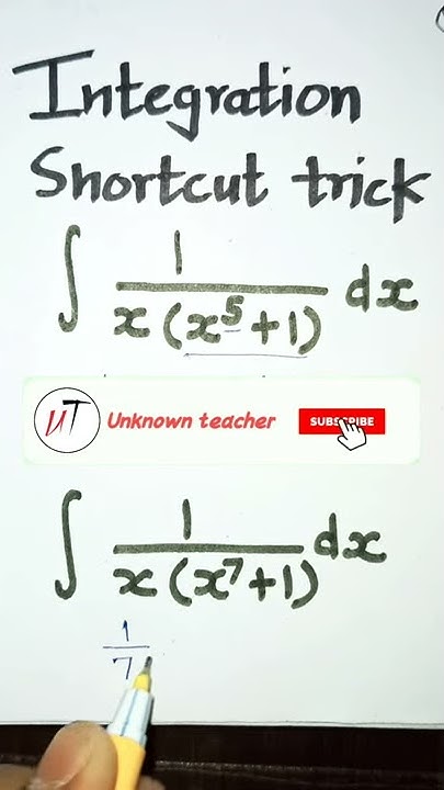 integration shortcut trick ( calculus in sec ) | maths integration | ncert maths by tricks - YouTube