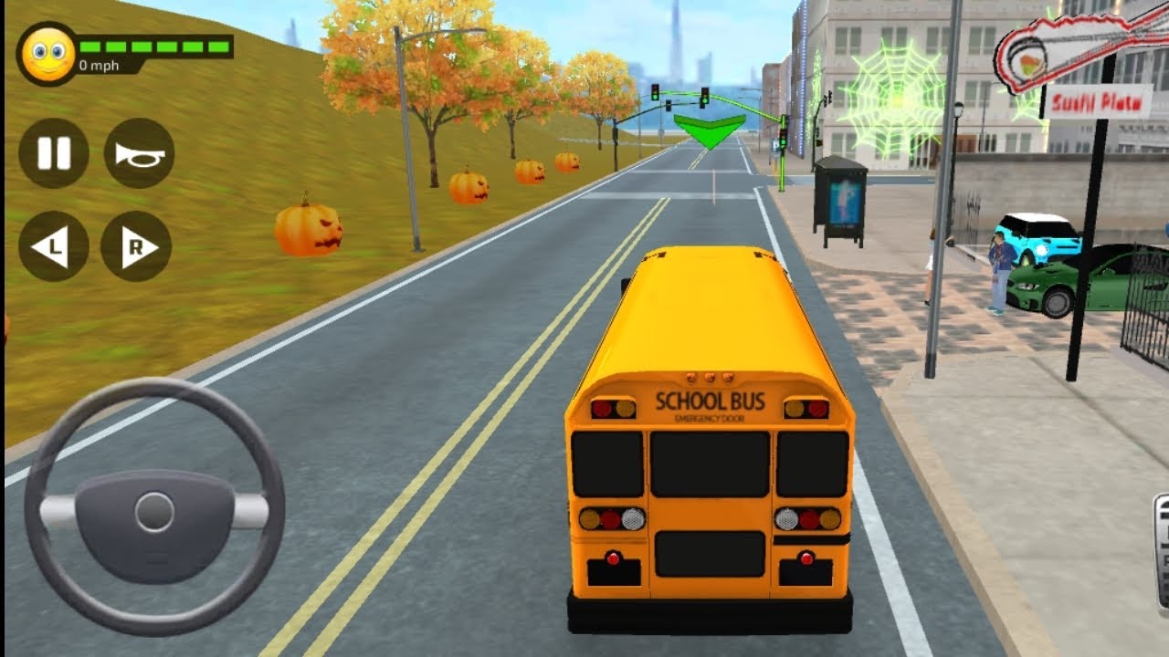 School Bus Game for Kids - YouTube