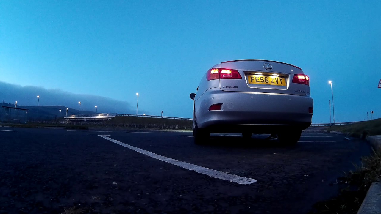 LEXUS IS220D Sound (DPF OFF) + K&N - YouTube