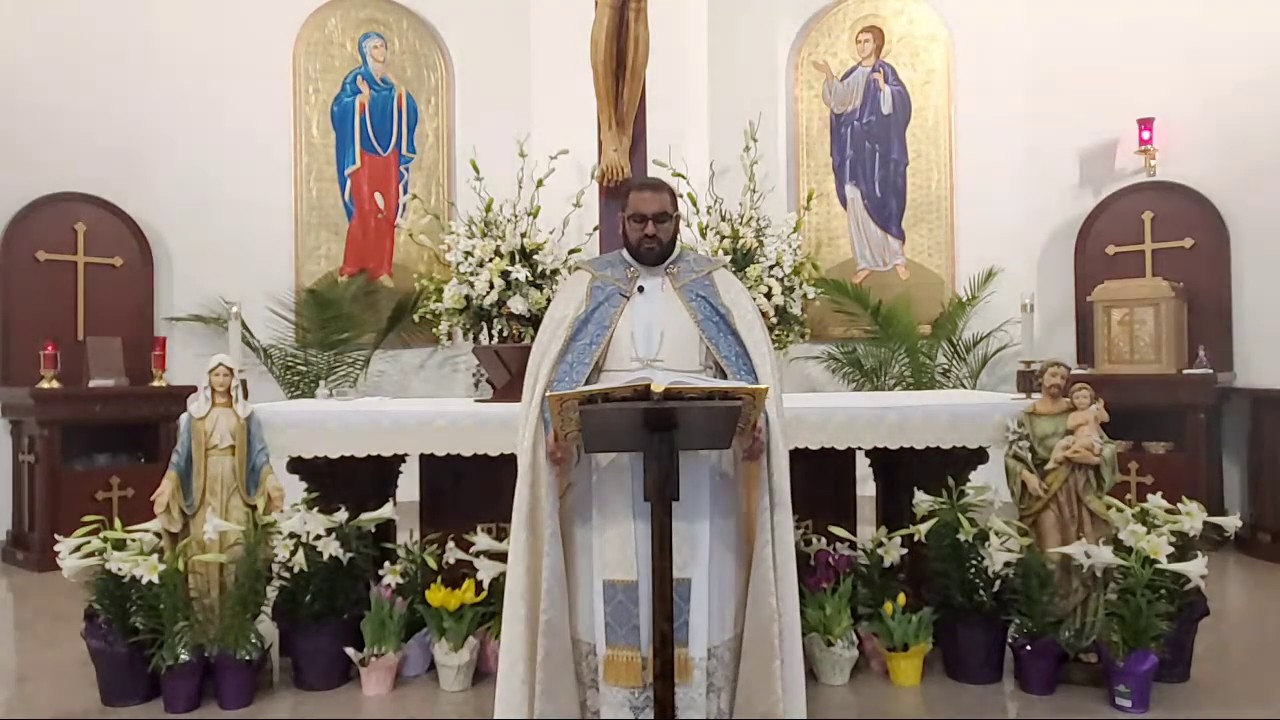 Easter Sunday English Mass April 12th, 2020 - YouTube