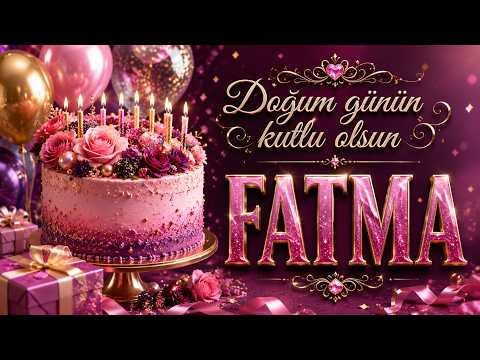 Doğum Günün Kutlu Olsun Fatma 🎂 Fatma İsme Özel Doğum Günü Şarkısı