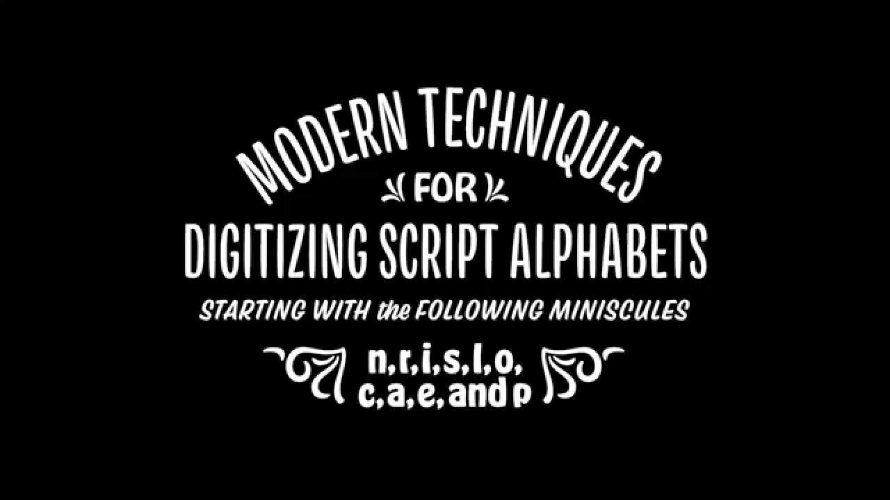 Modern Techniques for Digitizing Script Alphabets - YouTube
