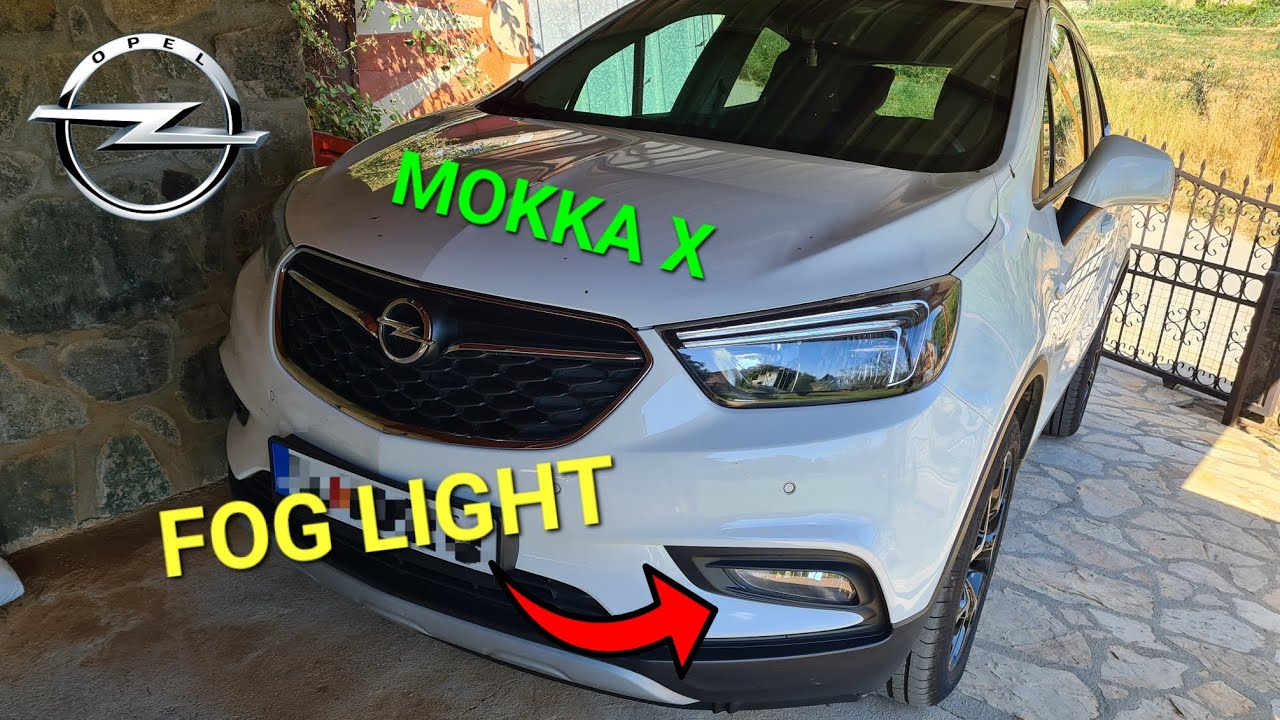 Opel (Vauxhall) Mokka X - Front Fog Light Bulb Replacement - YouTube