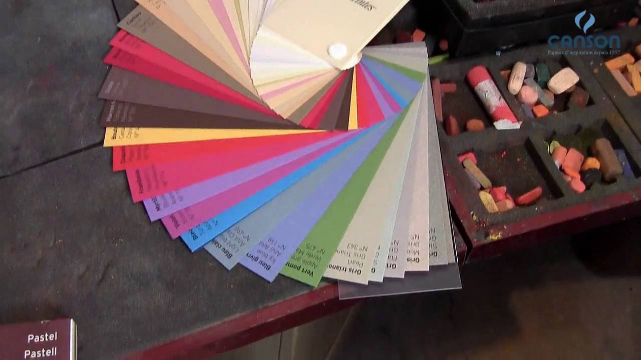 Canson® presents Mi-Teintes Paper Presentation by artist Les Darlow ...