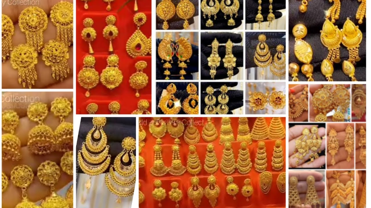 gold latest bridal jhumka designs #2024 # ashmeera designing ideas ...