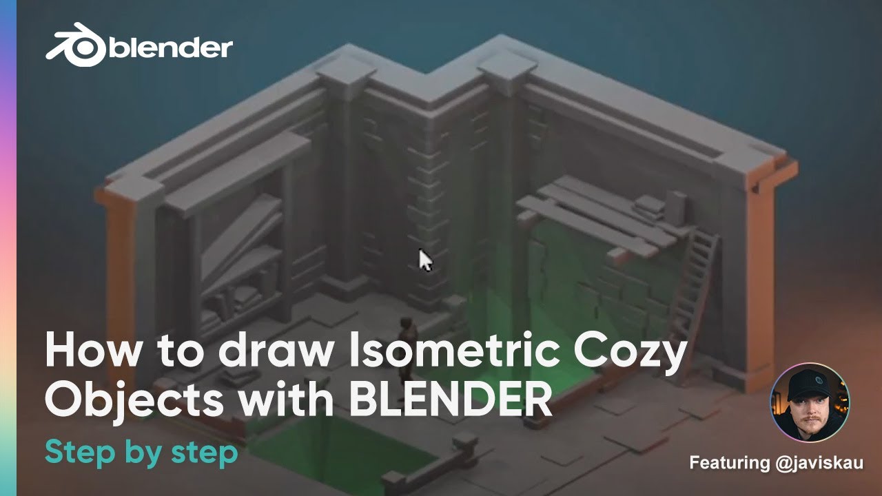 How to draw Isometric Cozy Objects with Blender- Step by step - YouTube