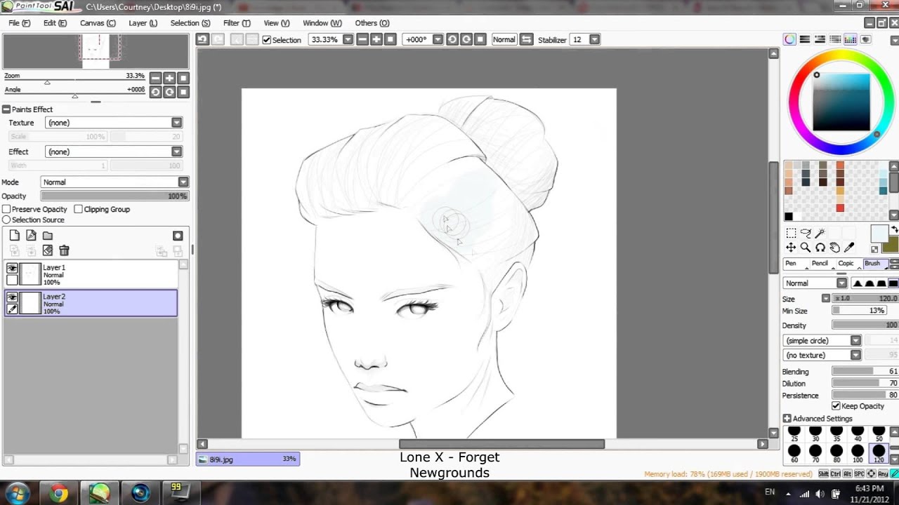 Finishing Linework and Coloring - YouTube