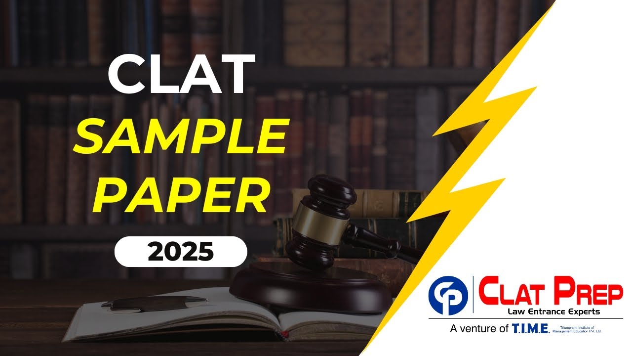 Know about CLAT 2025 Sample Paper - YouTube