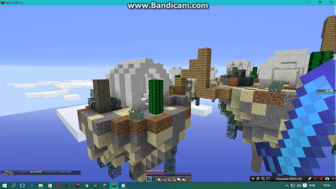 aprendendo jogar skywars silas gamer - YouTube