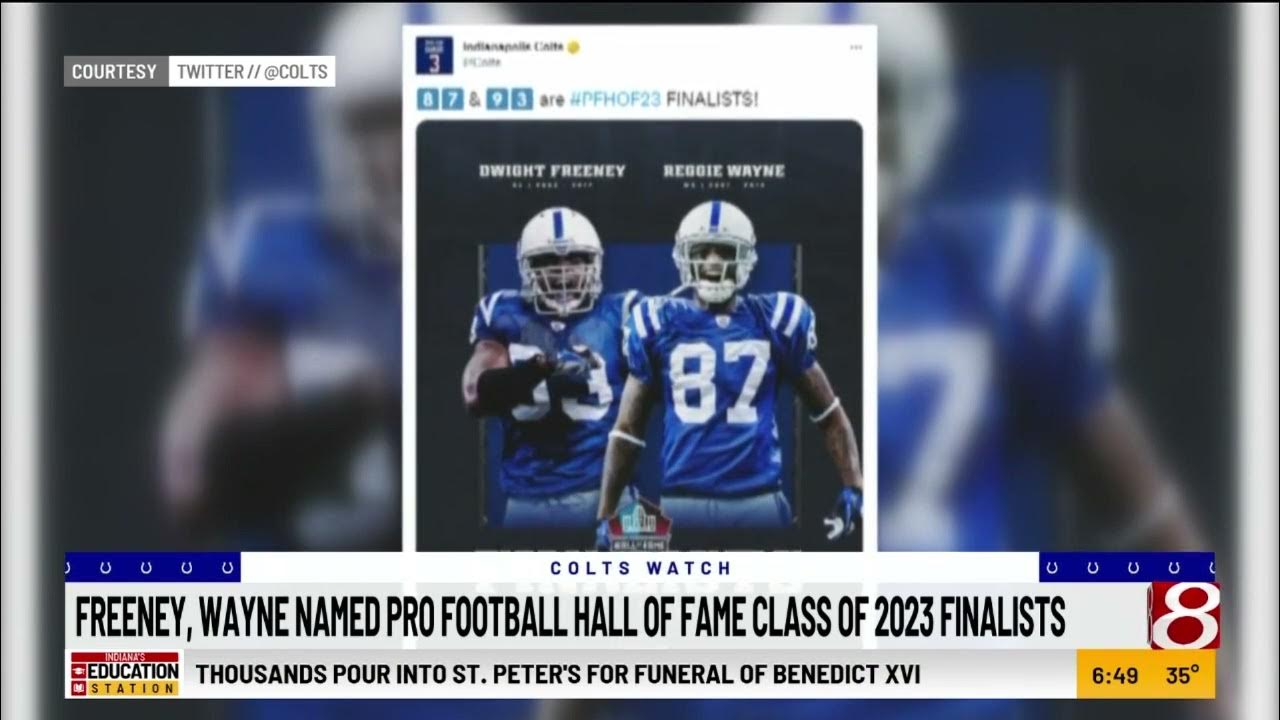 Freeney, Wayne named Pro Football Hall of Fame finalists - YouTube