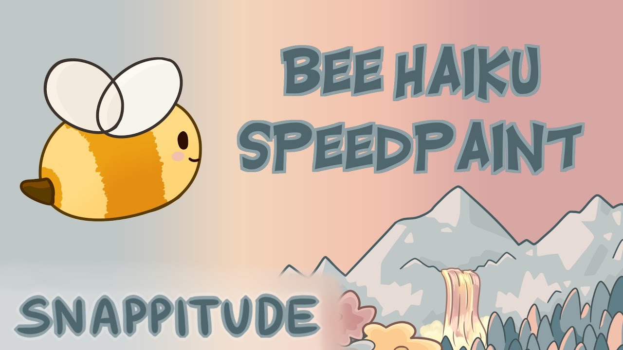 Bee Haiku SpeedPaint - YouTube