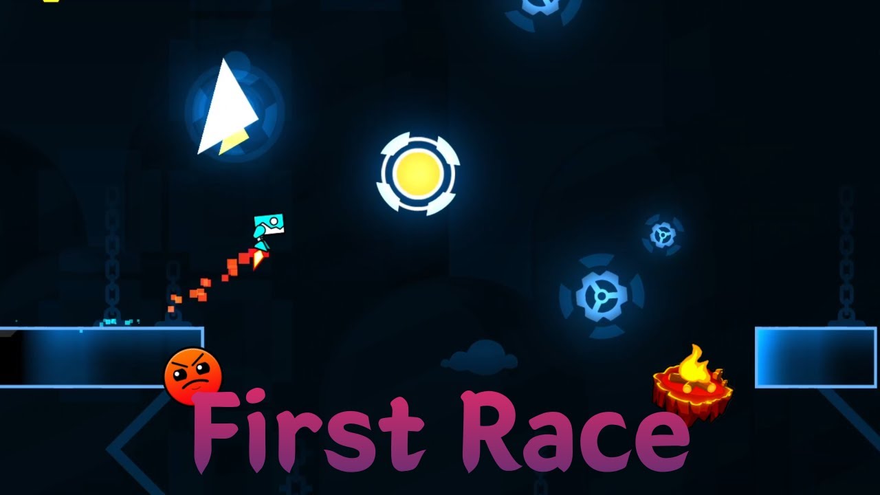 First Race - By Stamina (★6 Harder)│Geometry Dash Fire Gauntlet - YouTube