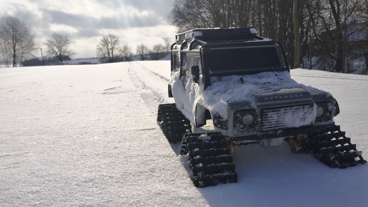3D printed snow tracks TRX4 - YouTube