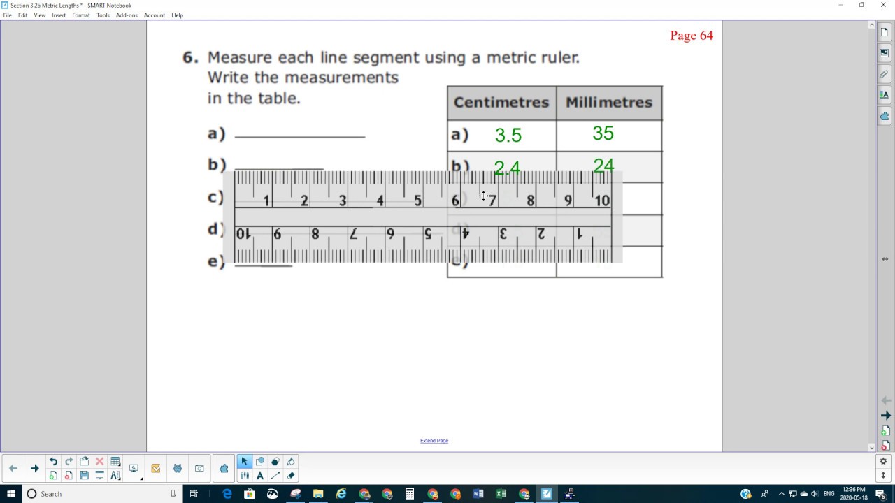 MAT2L Section 3.2b Metric Lengths - YouTube