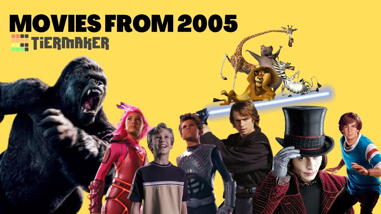 Movies From 2005 - Tier List - YouTube