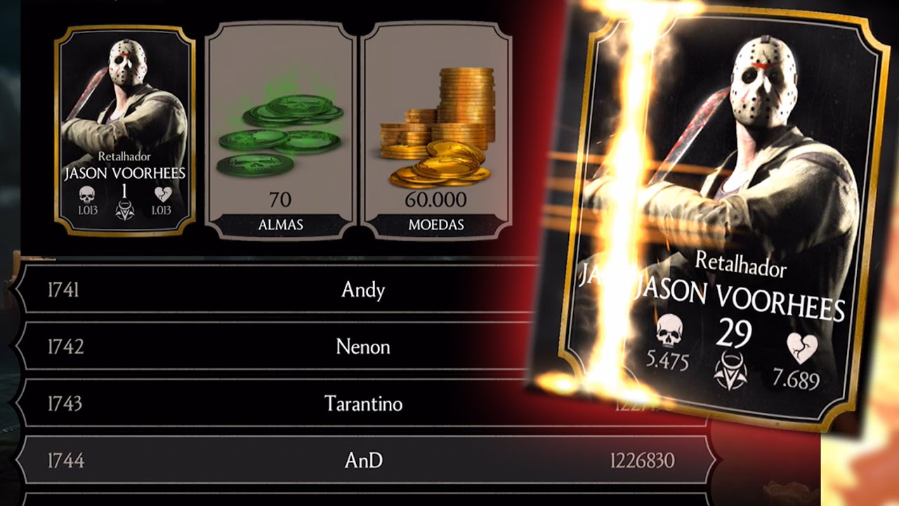 MKX Getting Slasher JASON VOORHEES Faction Wars: 1% GLOBAL RANK (1744th ...