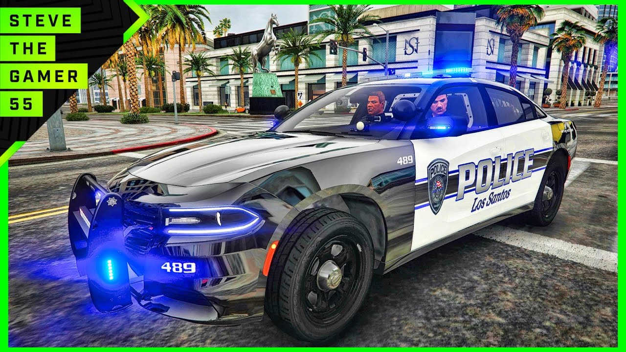 GTA 5 Mod Wednesday City Patrol| Dodge charger| GTA 5 Lspdfr Mod| 4K ...
