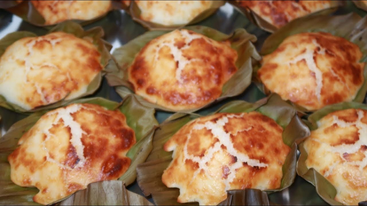 Bigas na bingka/bisaya na bibingka recipe super delicious - YouTube