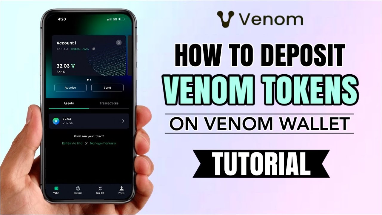 How to Deposit $VENOM tokens on Venom Wallet | Easy Step-by-Step ...