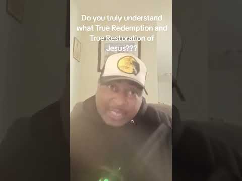 Understanding Redemption and True Restoration what Jesus did!!! - YouTube