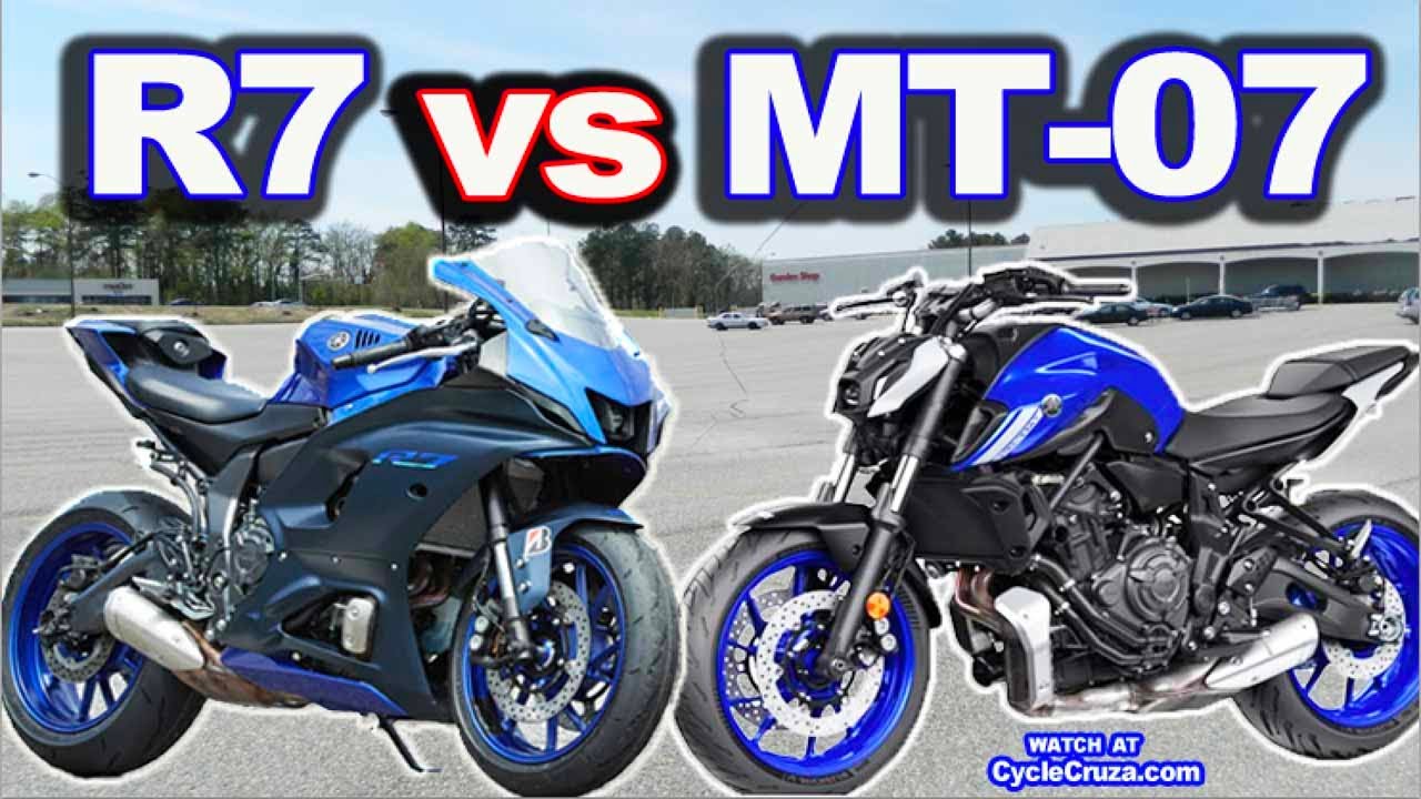 Yamaha R7 vs MT07 - WHICH IS BEST? - YouTube