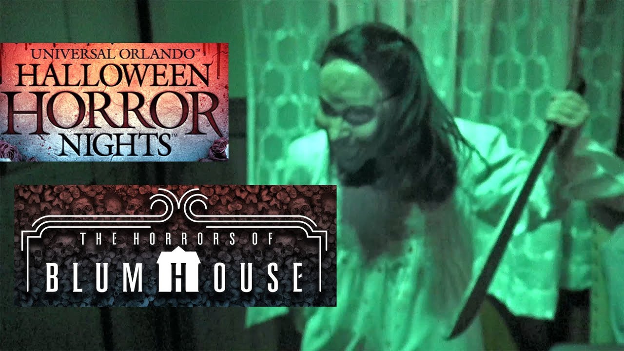 Horrors of Blumhouse Haunted House Walk Through Halloween Horror Nights ...