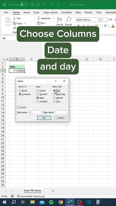date trick in excel #excel #exceltips #exceltricks #exceltutorial #excelformulas #excelcourse ...