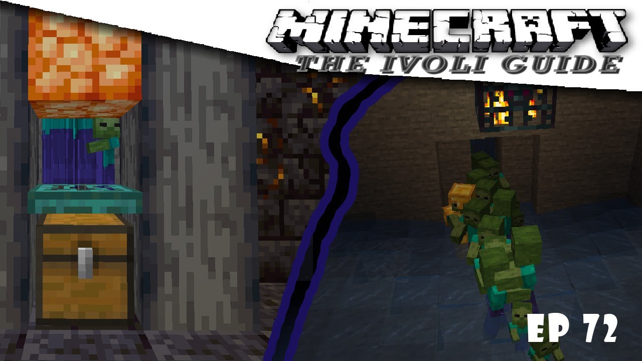 1.16 Zombie Spawner Farm // EASY & INTERMEDIATE // How to Survival ...