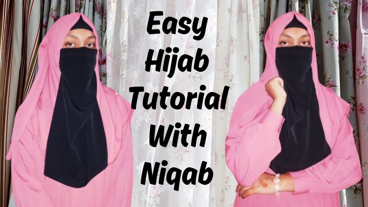 Soudi Niqab Tutorial ।। Hijab With Niqab Tutorial ।। Nose niqab ...