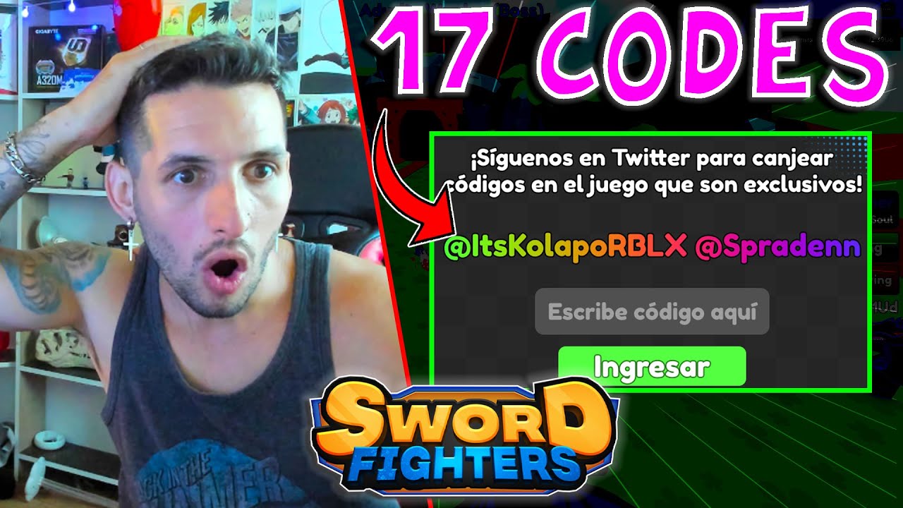 17 CODIGOS DE SWORD FIGHTERS SIMULATOR CODES ROBLOX - YouTube