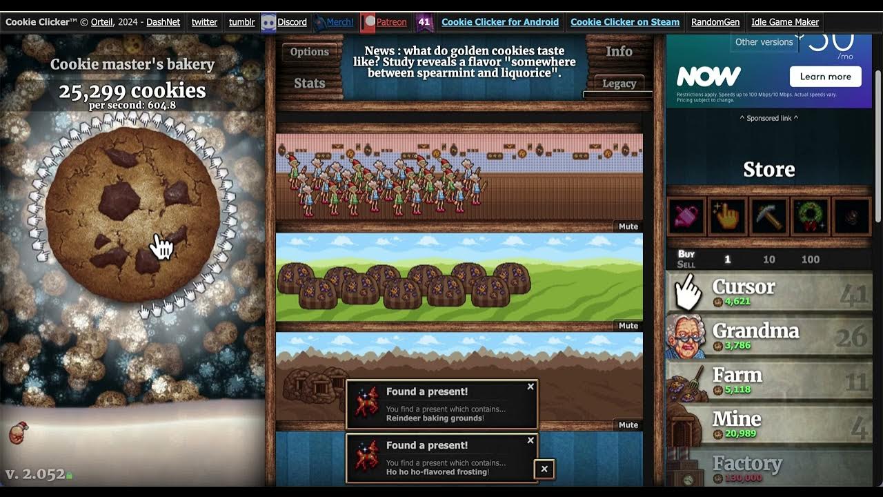Cookie clicker 5 (part 1) - YouTube