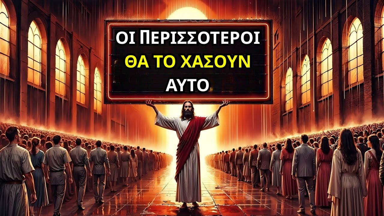 Ο ΘΕΟΣ ΛΕΕΙ: ΠΑΙΔΙ ΜΟΥ ΠΟΛΛΕΣ ΧΑΜΕΝΕΣ ΨΥΧΕΣ ΘΑ ΤΟ ΛΕΙΨΟΥΝ ΑΥΤΟ | Το ...