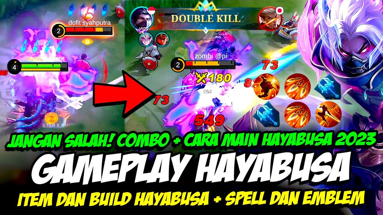 ITEM & BUILD HAYABUSA TERSAKIT 2023 CARA MAIN & COMBO HAYABUSA TUTORIAL ...