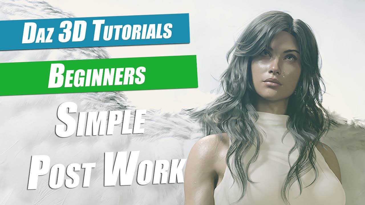 Daz 3D Tutorial : Photoshop Tricks To Boost Your Daz Render Quality - YouTube