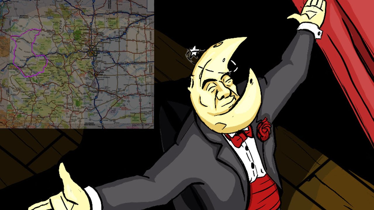 Moon Man - Turning Shapes From a Map Into Art (Time Lapse Drawing ...
