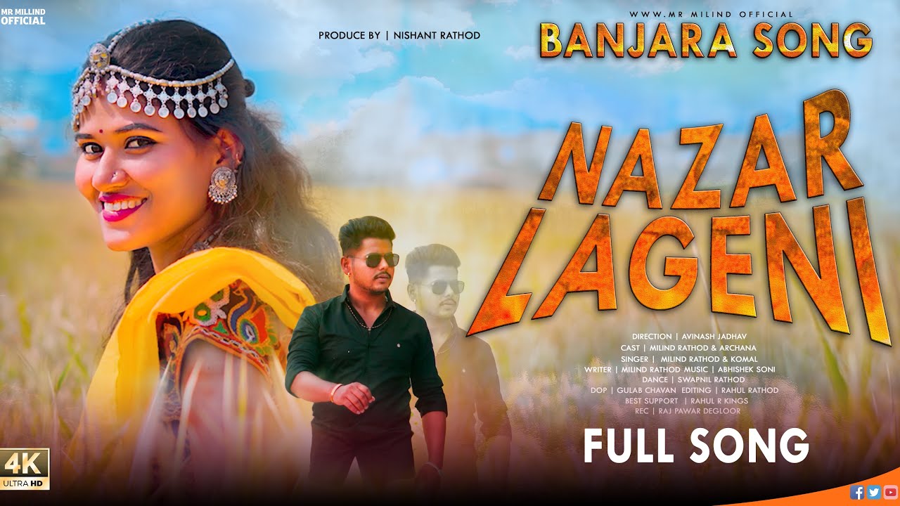 Nazar Lageni | Full Song | Banjara Song | Milind Rathod & Archana | MR ...
