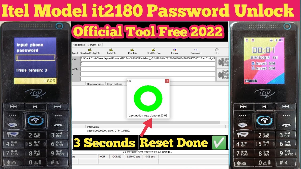 Itel it2180 password lock remove - YouTube