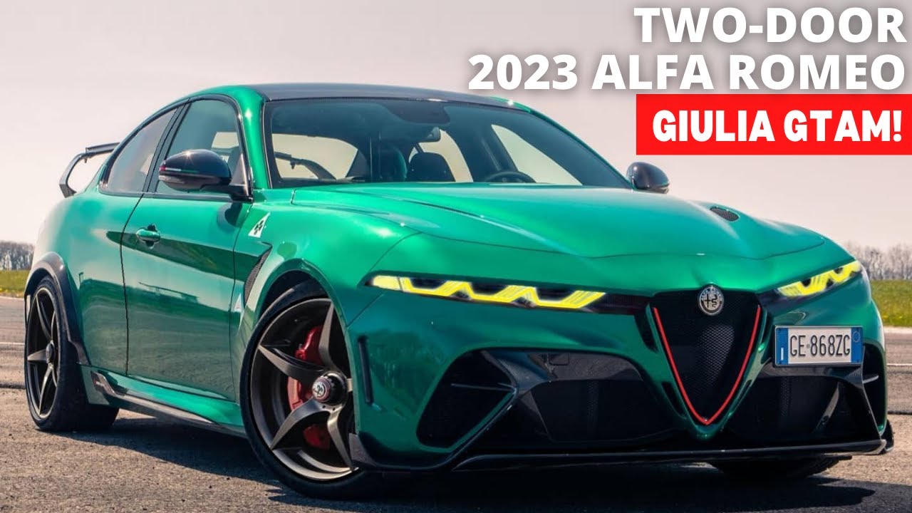 Alfa Romeo Giulia GTAm Coupe is The Best Looking 2-door Ever - YouTube