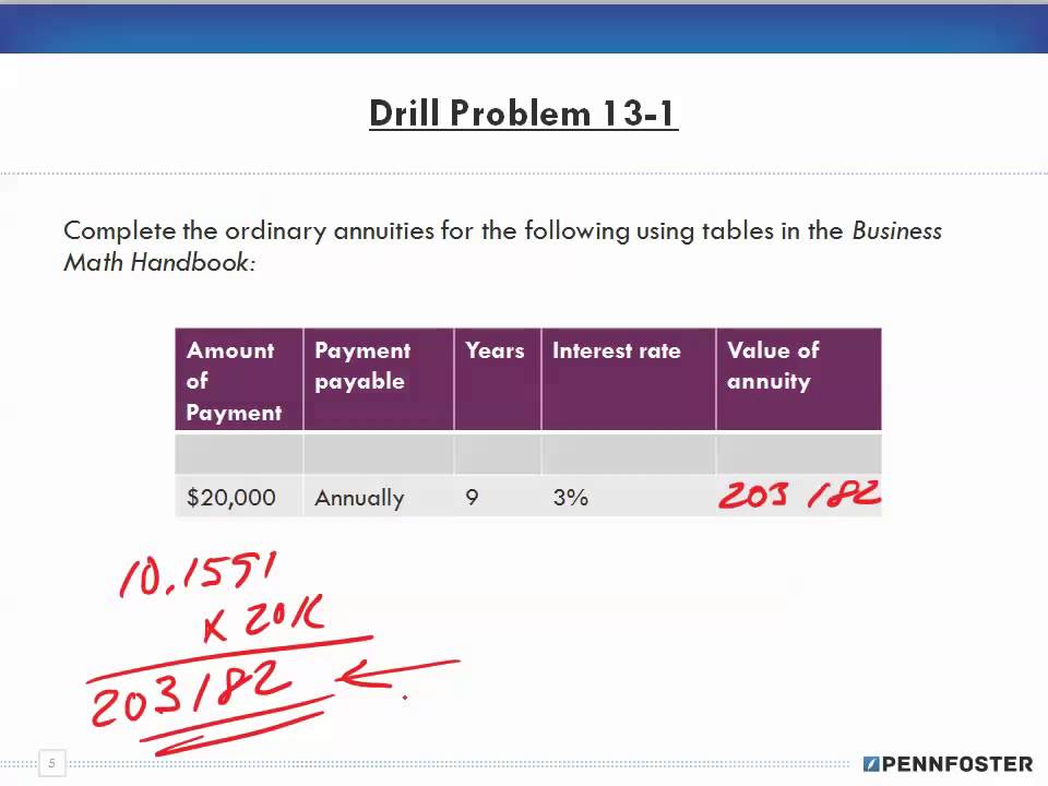 Math for Business and Applications Ch 13 Drill Problems 13 1 to 13 3 ...