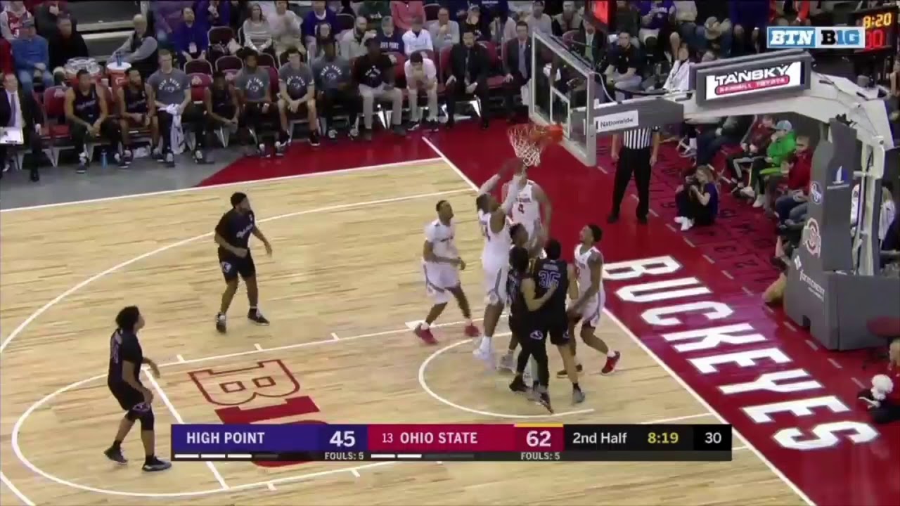 2018-19 High Point #35 Caden Sanchez Basketball highlights - YouTube