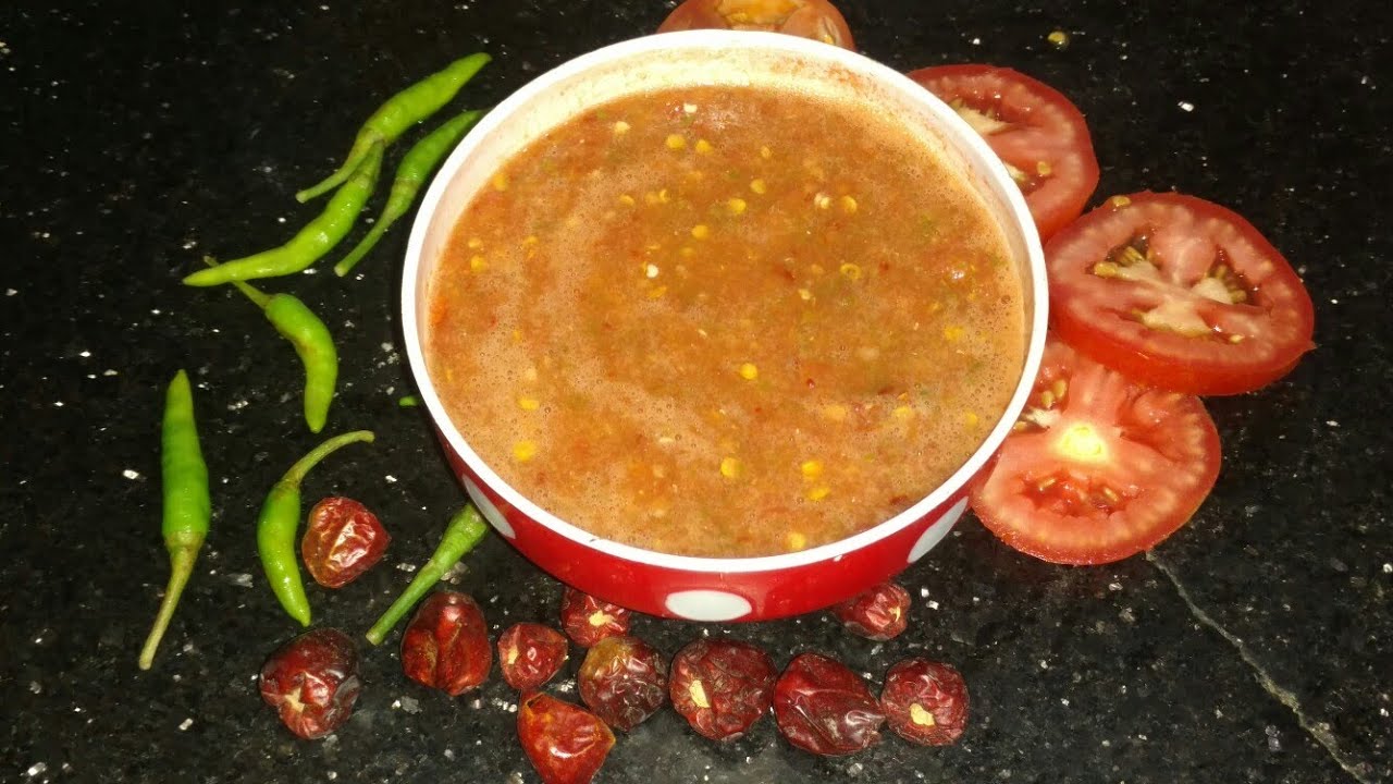 Mazidar tamatar ki chatni. red chili chatni recipe.spicy chatni #recipe ...