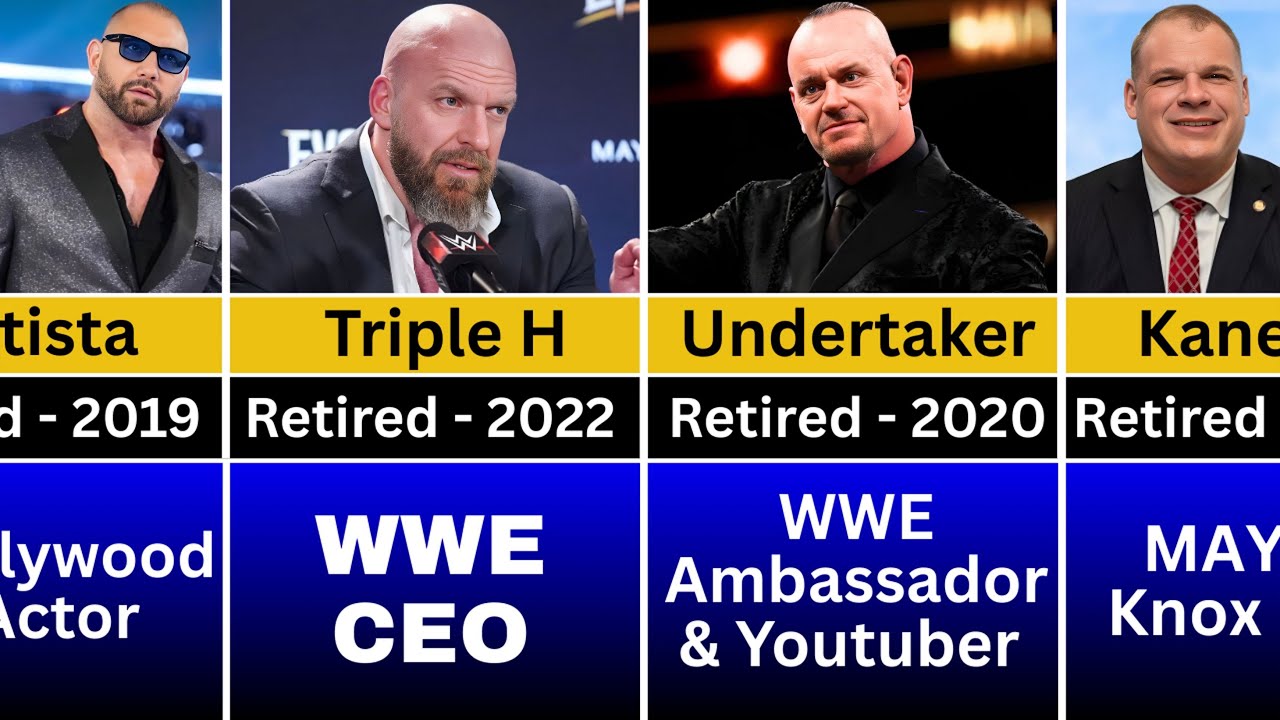 Retired WWE Wrestlers and Their Current Jobs in Real Life - YouTube