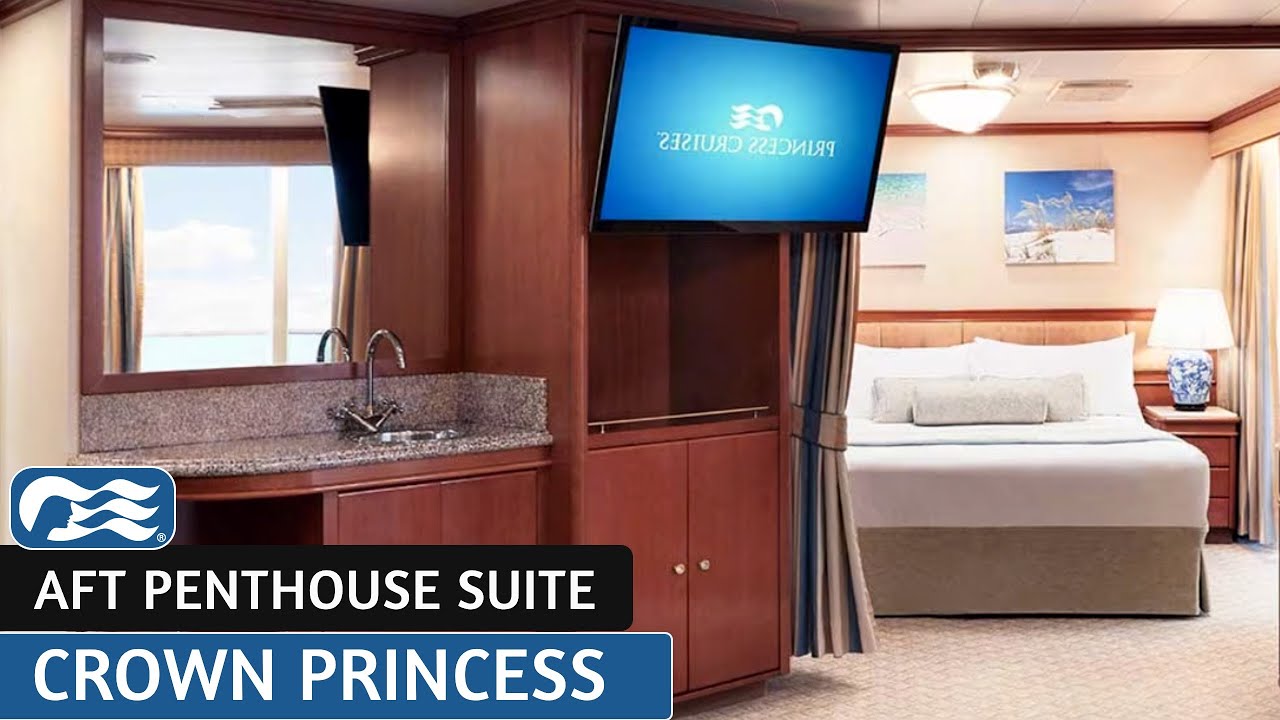 Crown Princess | Aft Penthouse Suite | Full Walkthrough Tour & Review | 4K - YouTube
