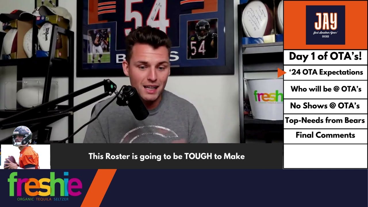 Bears 2024 OTA's Begin TODAY! Practice Updates, Expectations, and More ...