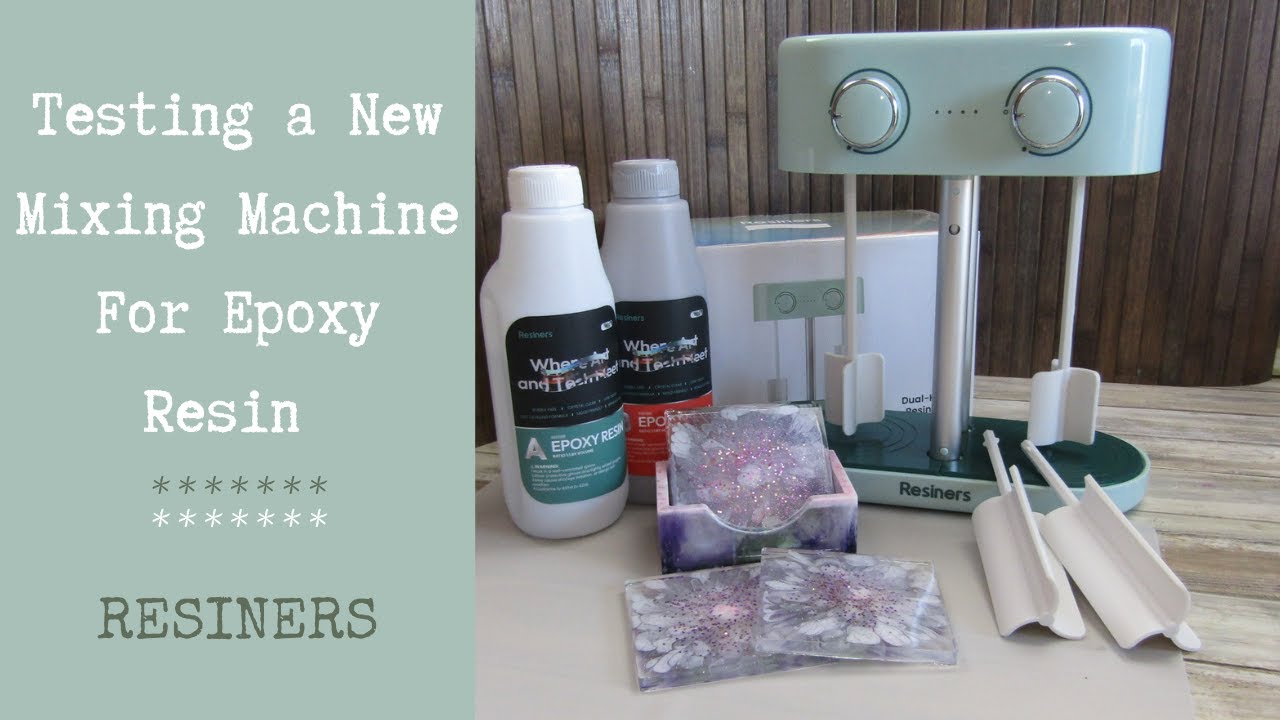 Testing a New Mixing Machine For Epoxy Resin By Resiners - YouTube
